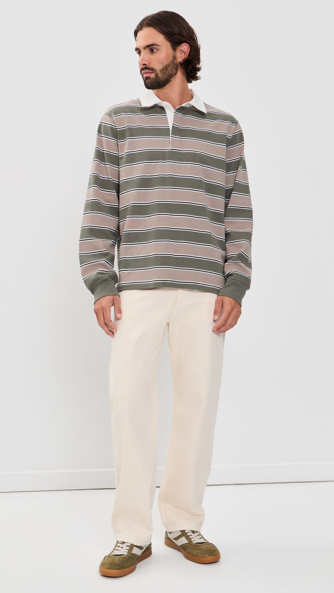 JOE'SJEANS long sleeve rugby shirt